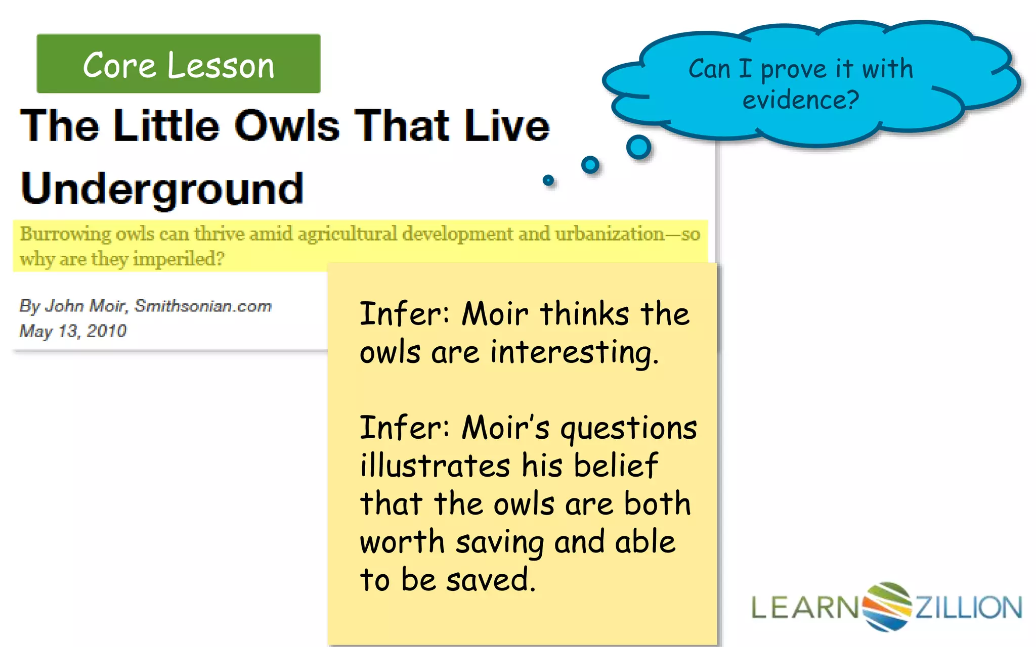 Determine central idea lessonslides pptx | PPTX