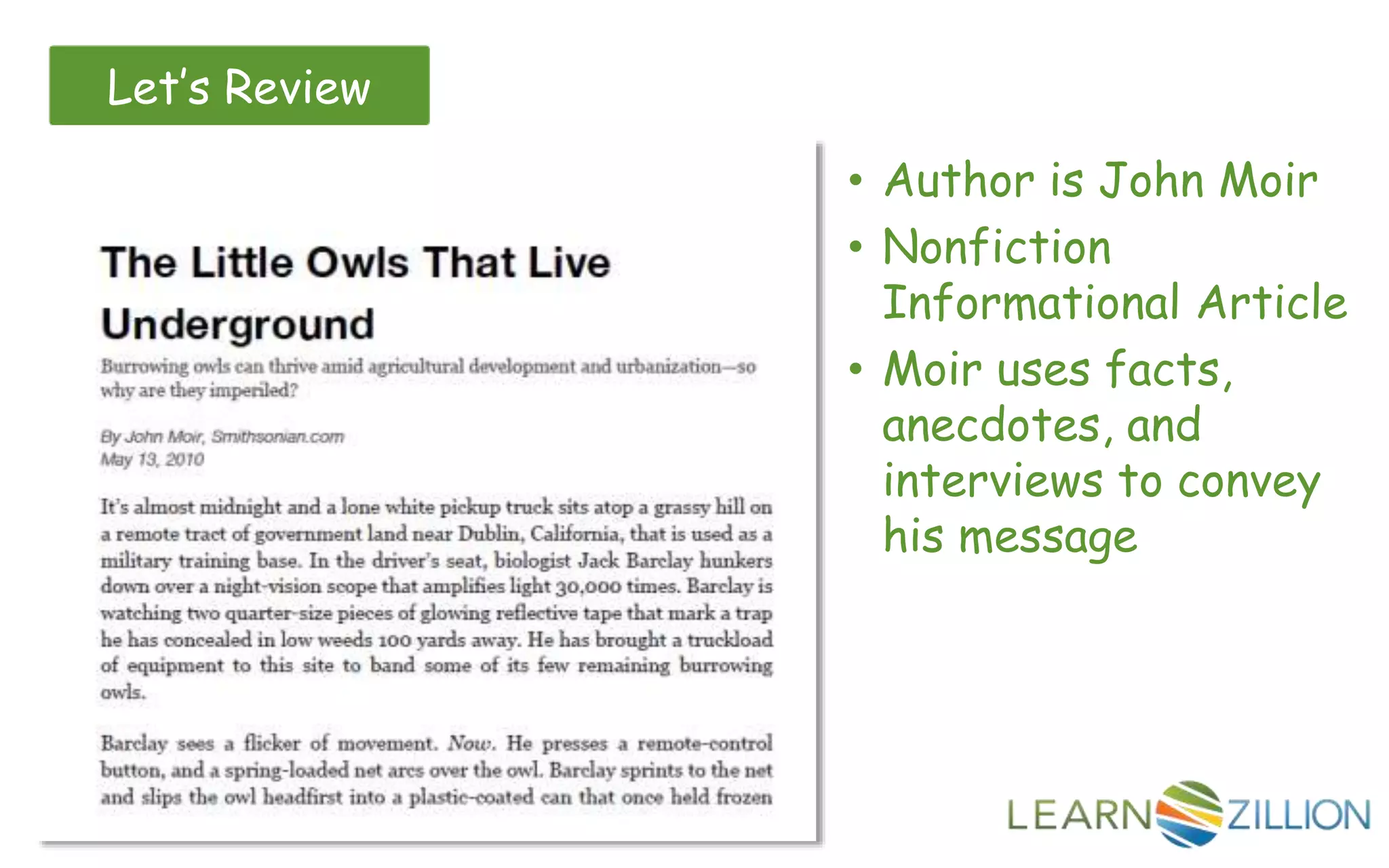 Determine central idea lessonslides pptx | PPTX