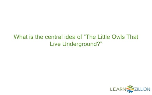 Determine central idea lessonslides pptx | PPTX