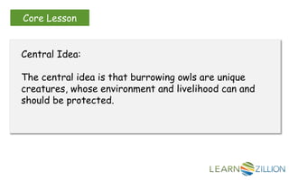 Determine central idea lessonslides pptx | PPTX