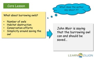 Determine central idea lessonslides pptx | PPTX