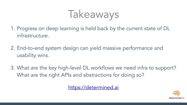 Taming Your Deep Learning Workflow by Determined AI | PPT