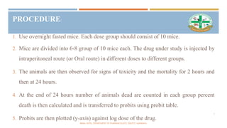 Determine LD50 value | PPTX