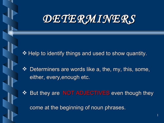 Determiner | PPT