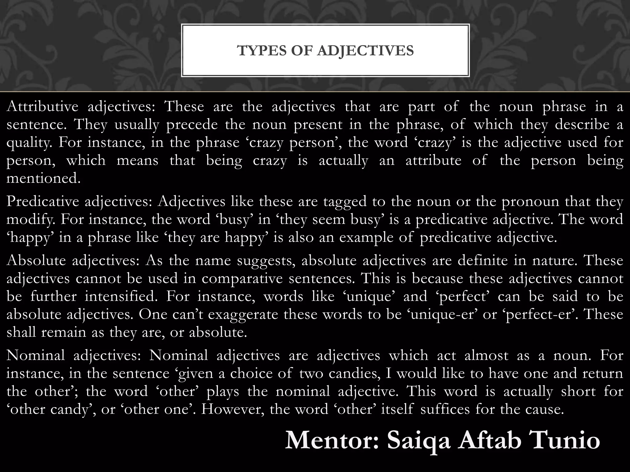 Determiner and its types | PPTX