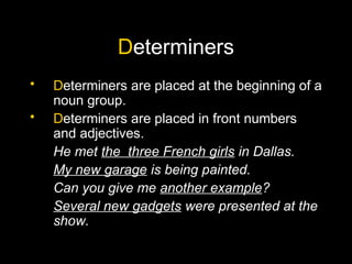 Determiners | PPT