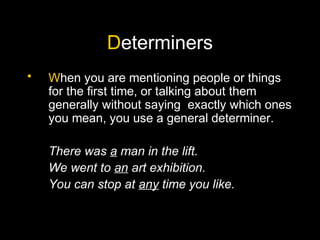 Determiners | PPT