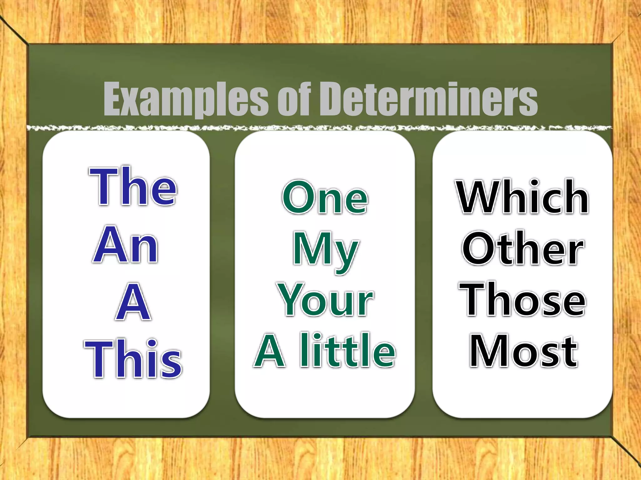 Determiners | PPTX