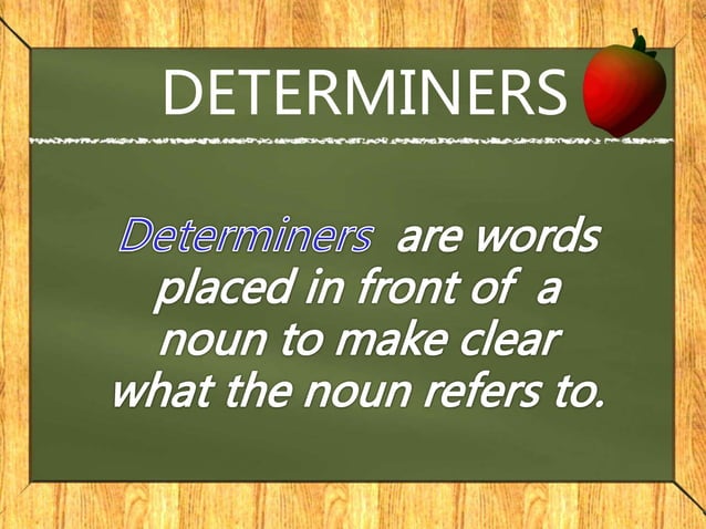 Determiners | PPTX