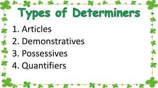 Determiners | PPT