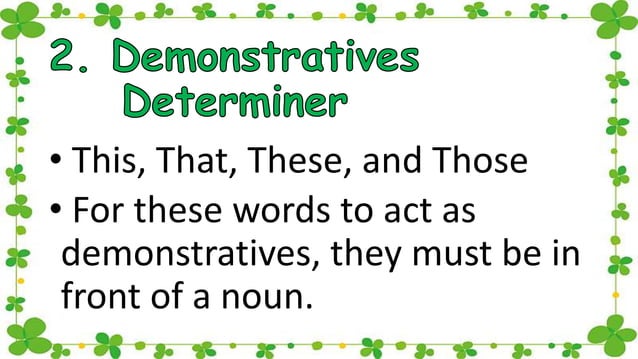 Determiners | PPT