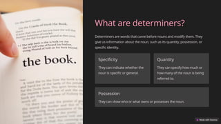 Determiners-and-Predeterminers.//lllpptx | PPT