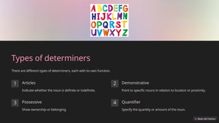 Determiners-and-Predeterminers.//lllpptx | PPT