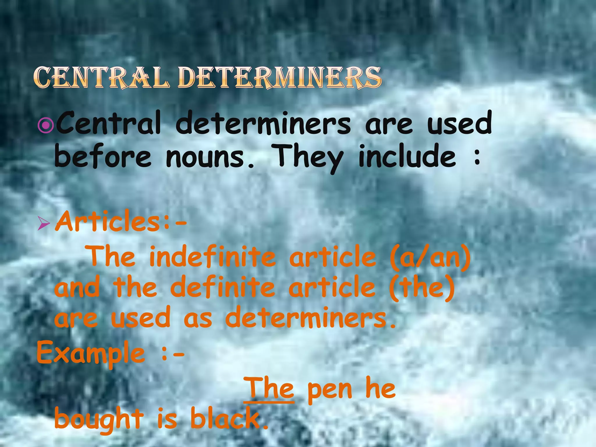 Determiners-English Grammar | PPTX