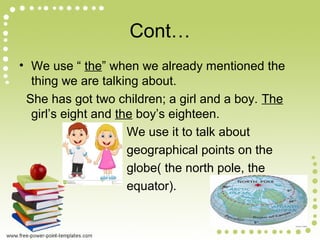 Determiners, articles and quantifiers | PPT