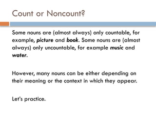 Determiners of Quantity and Count and Noncount Nouns.pptx