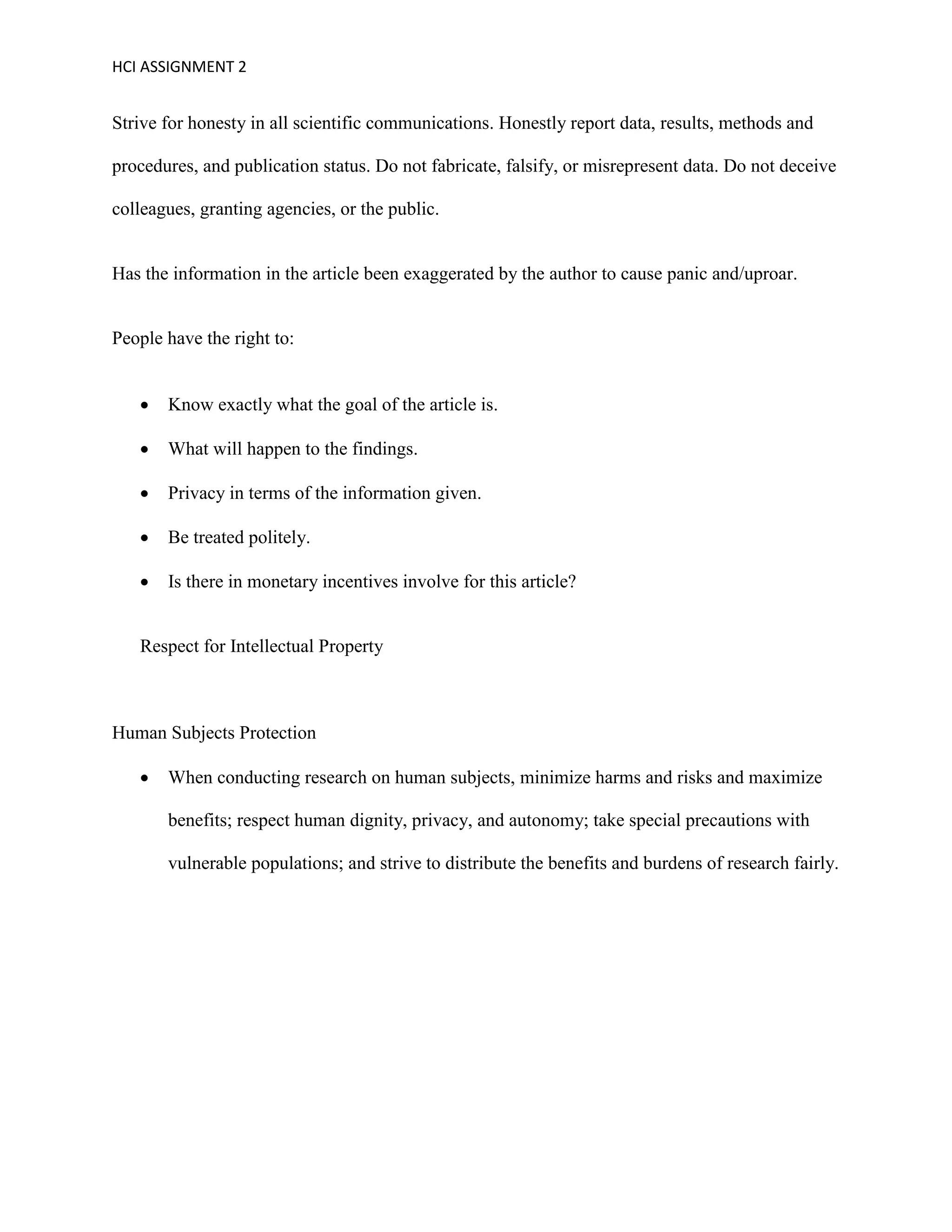 HCI Assignment 2 | PDF