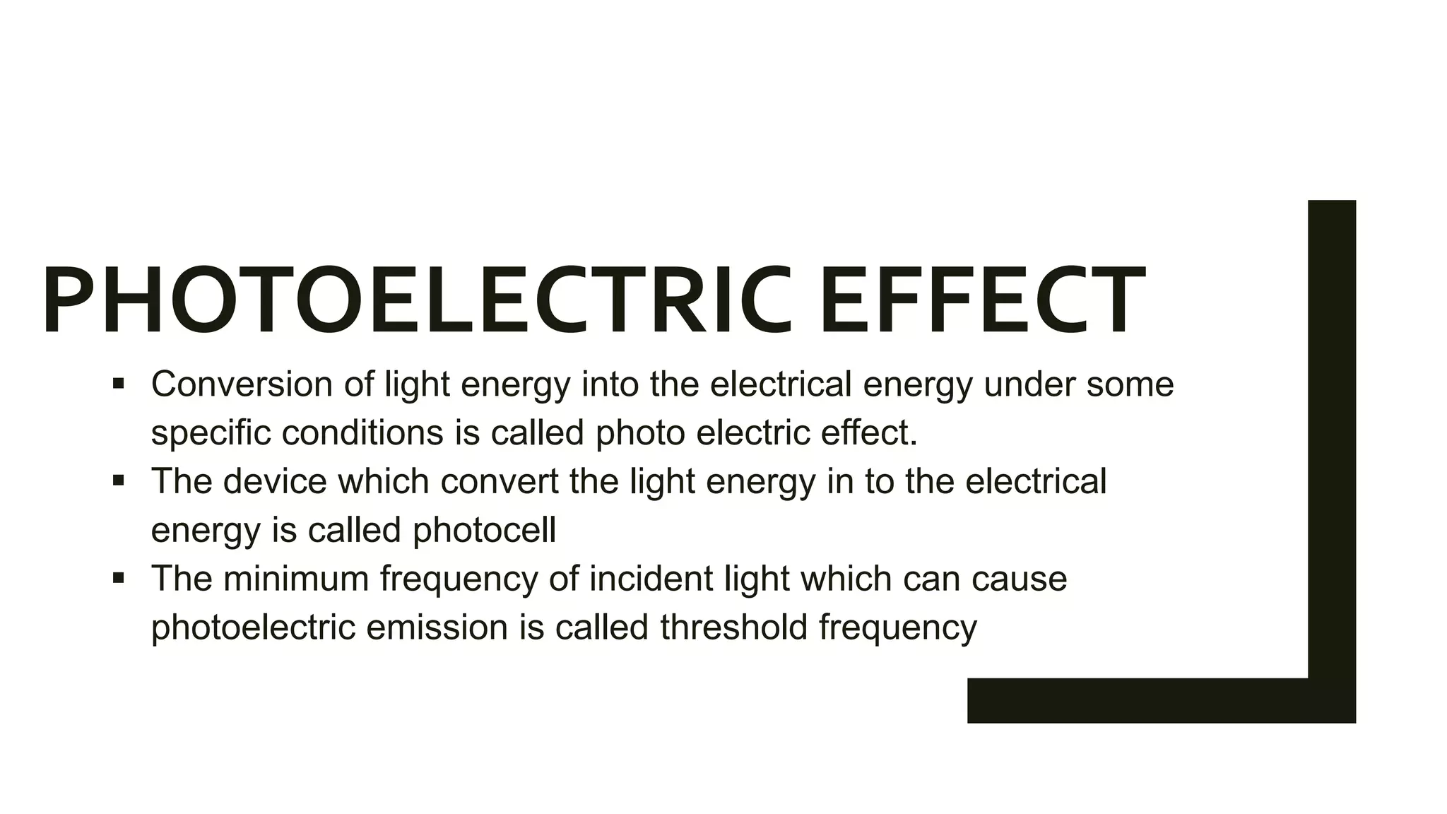 Determine the planks constant using the photoelectric effect | PPTX