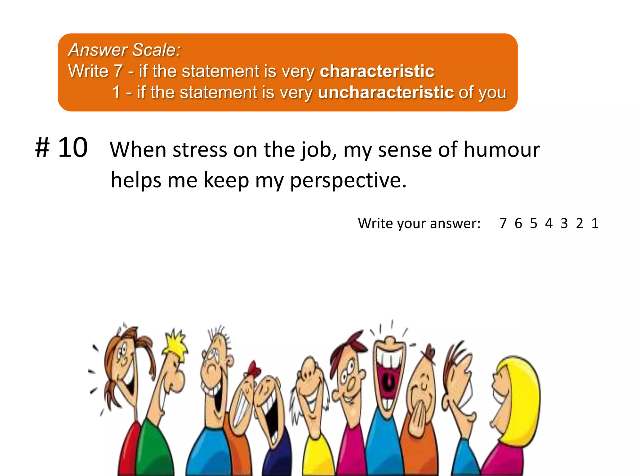 Determine your humour quotient for Balance Energy | PPTX