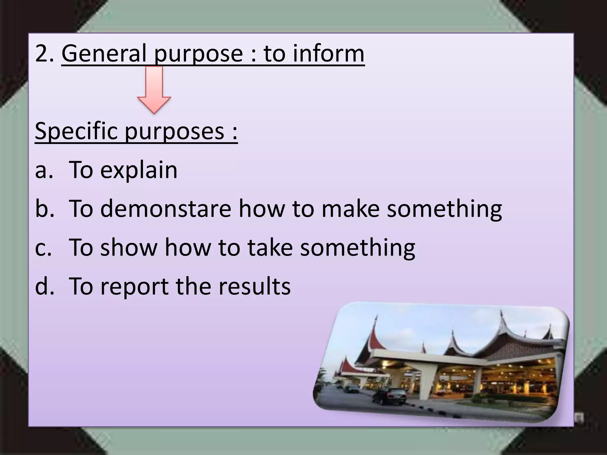 Determine your purpose and subject | PPTX