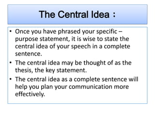 Determine your purpose and subject | PPTX