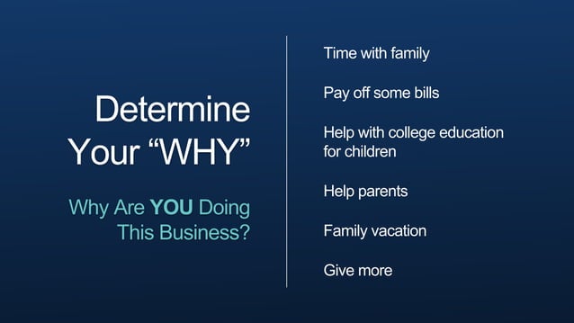 Determine your why | PPTX