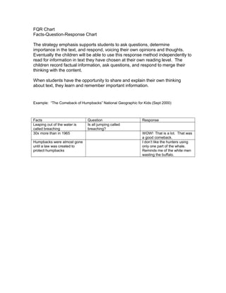 Determinging importance handout by deb smith | DOC