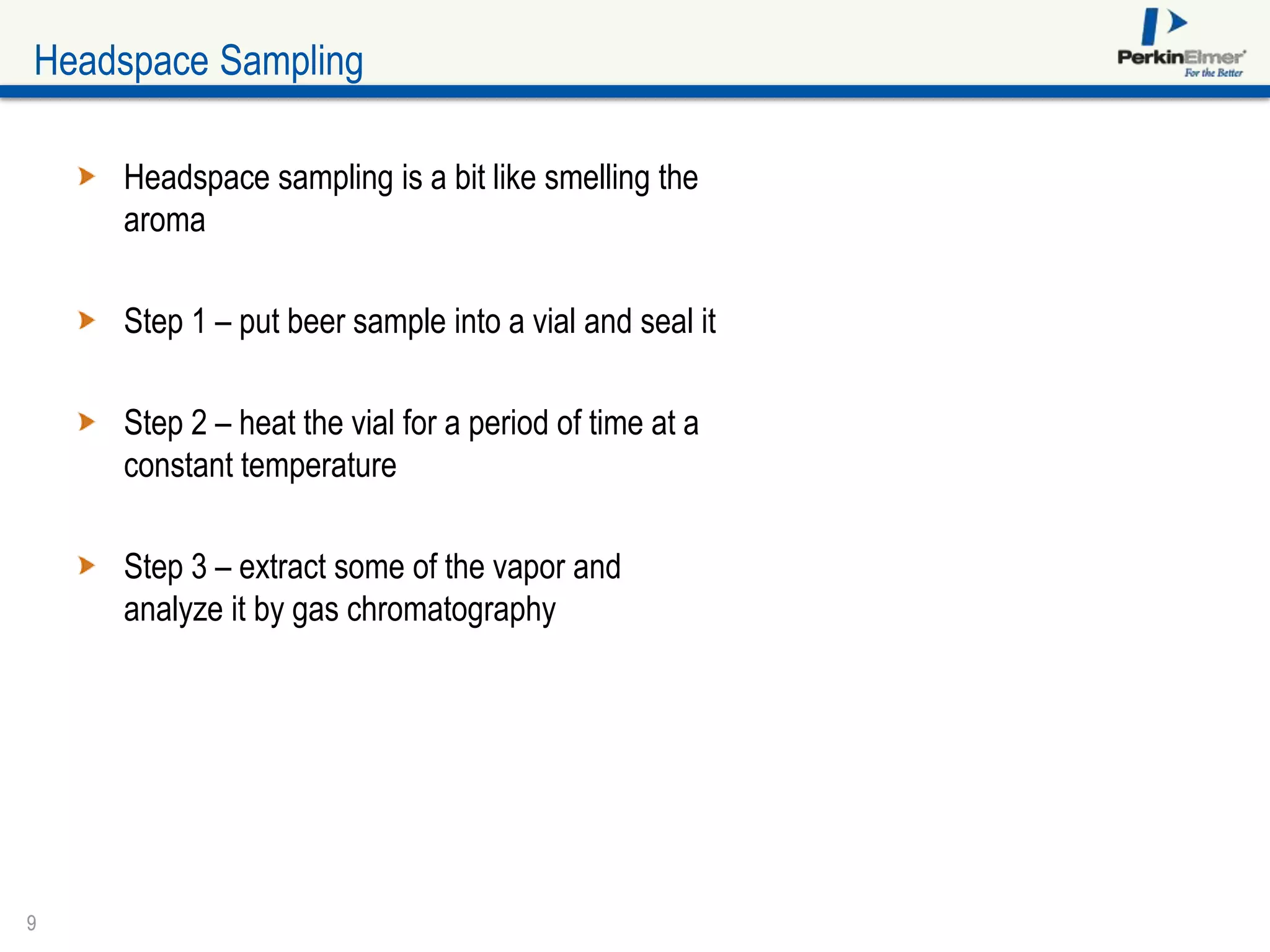 Perkinelmer Determining Flavors And “defects” In Beer By Headspace Trap Gas Chromatography Mass