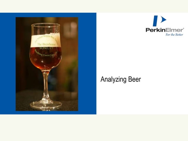 PerkinElmer: Determining Flavors and “Defects” in Beer by Headspace ...