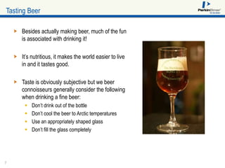 PerkinElmer: Determining Flavors and “Defects” in Beer by Headspace ...