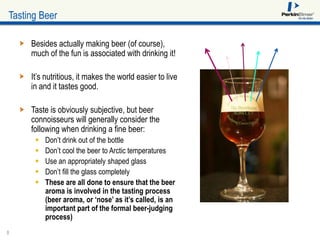 PerkinElmer: Determining Flavors and “Defects” in Beer by Headspace ...