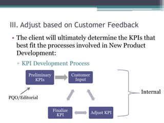 Determining Quality Metrics for New Product Development Operations | PPT