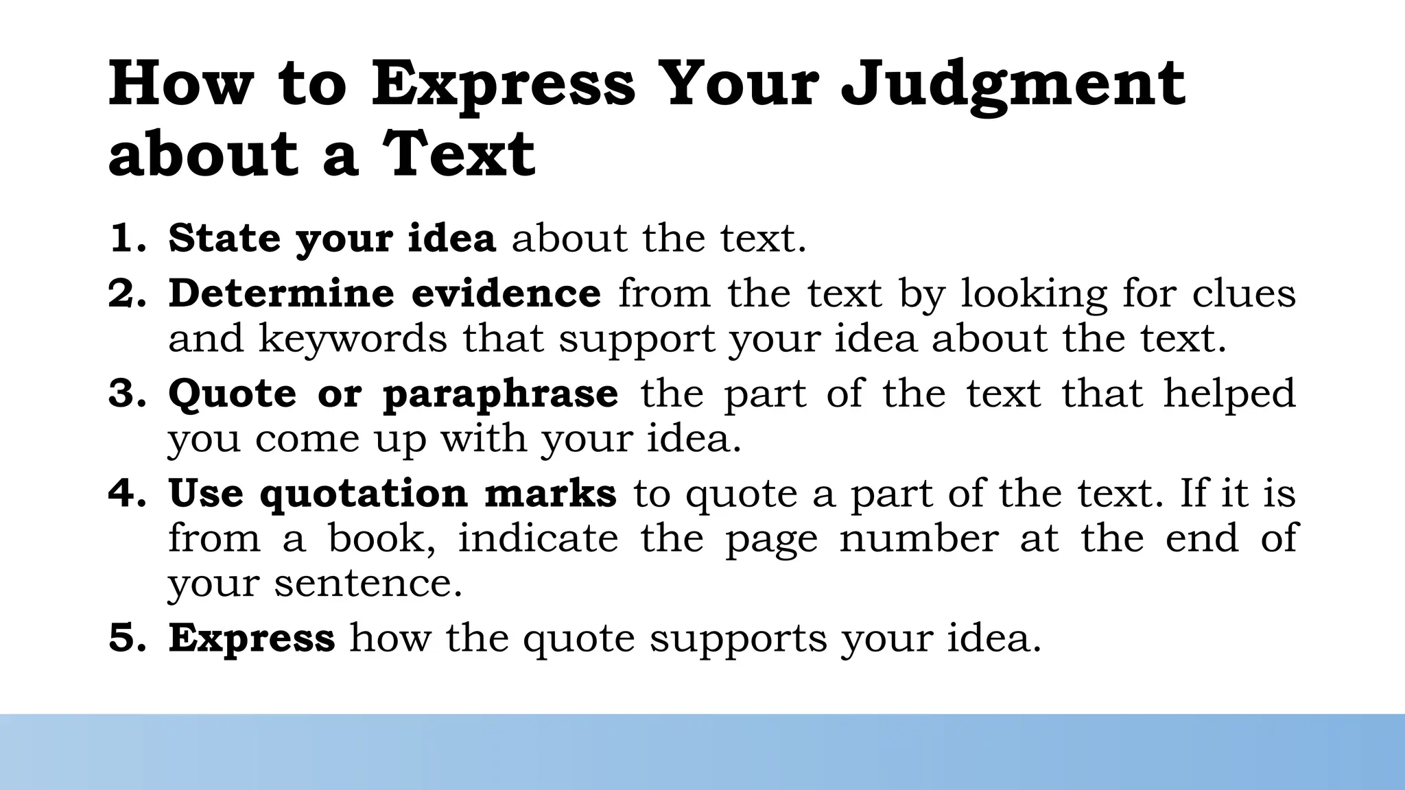 Determining-Textual-Evidence English subjects .pptx