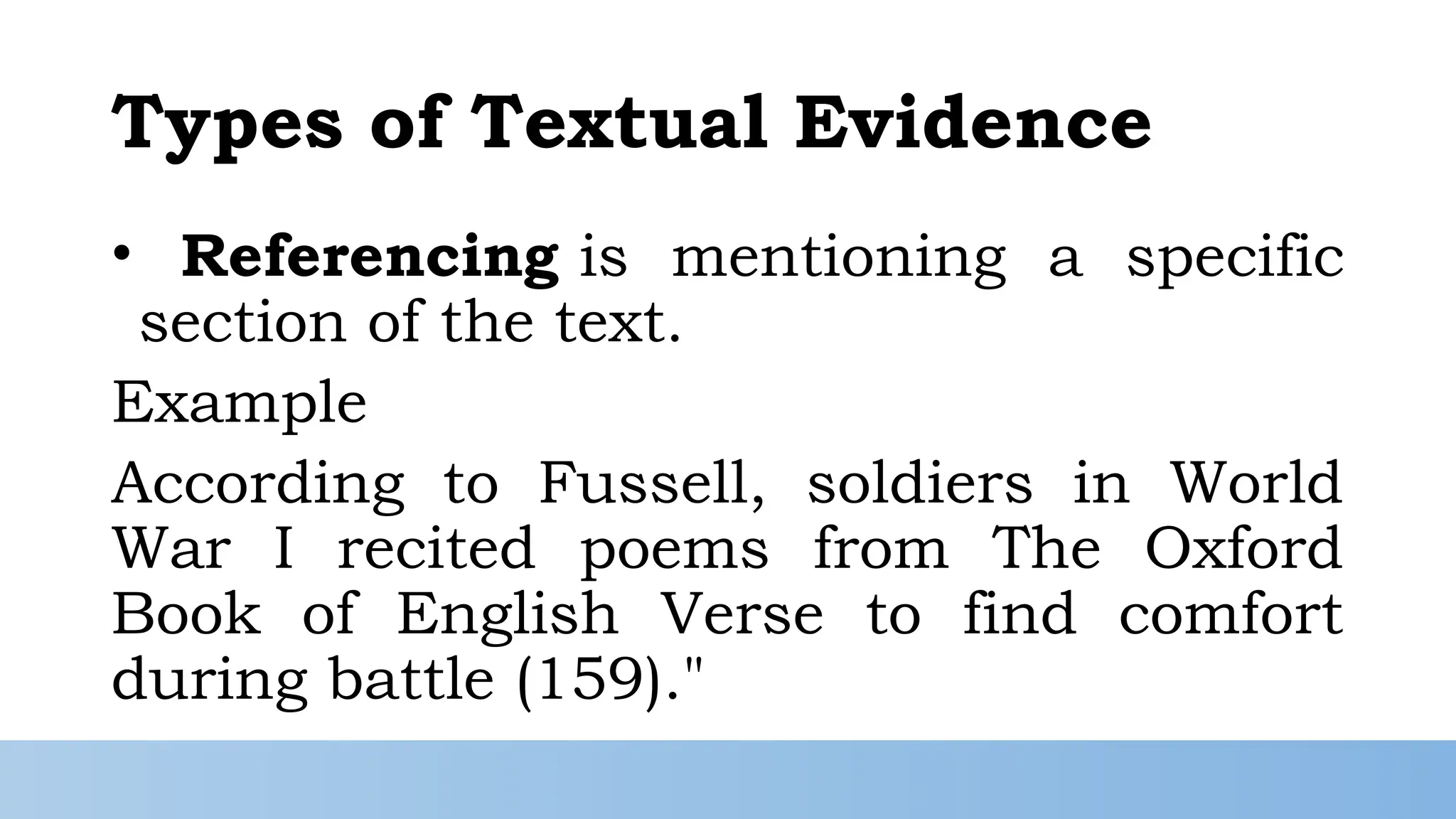 Determining-Textual-Evidence English subjects .pptx
