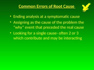 World class solution for root cause and corrective actions | PPTX