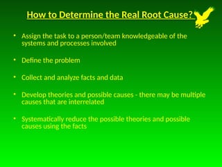 World class solution for root cause and corrective actions | PPTX