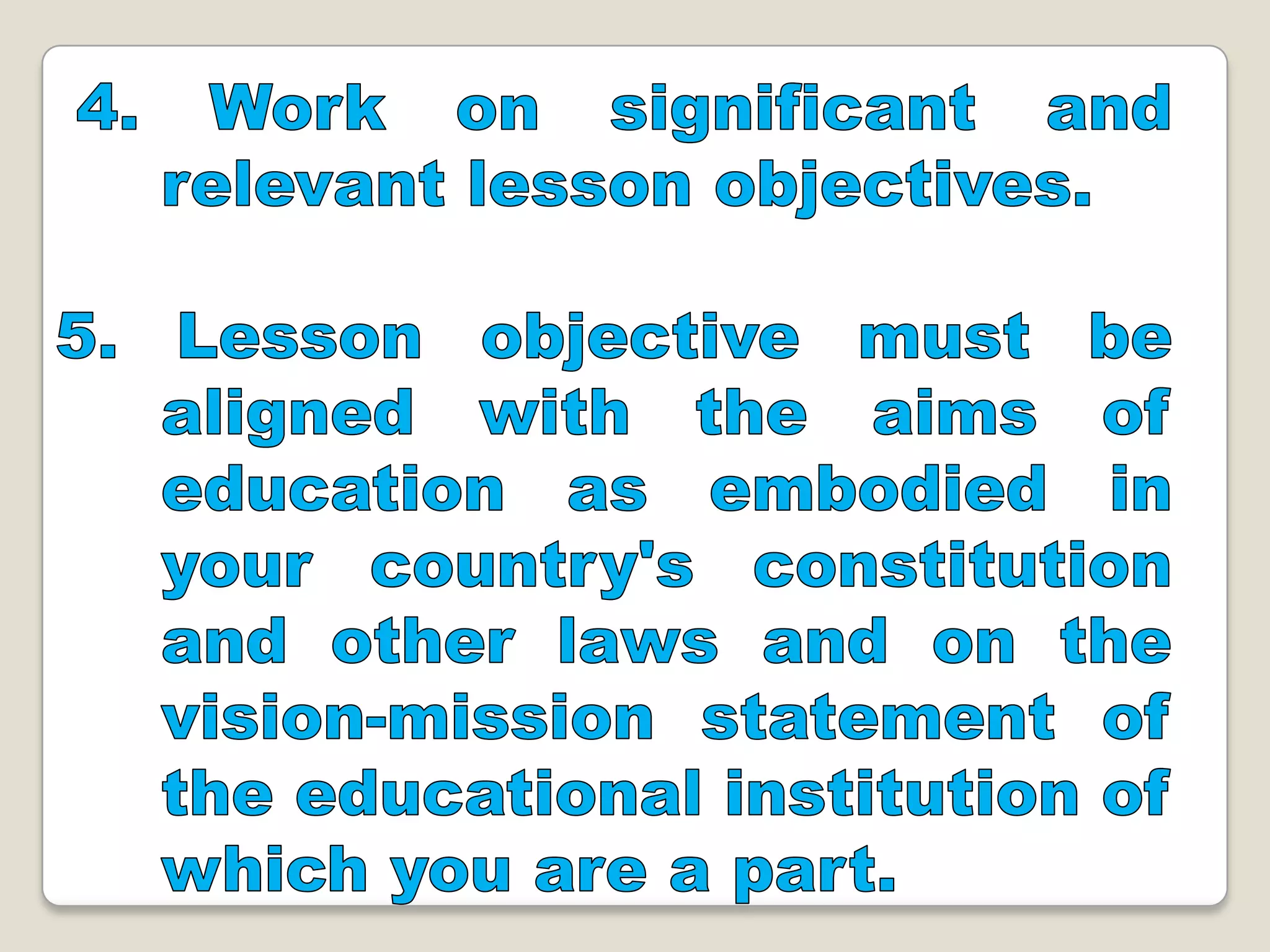 Determining and formulating goals and objectives report | PPTX