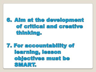 Determining and formulating goals and objectives report | PPT