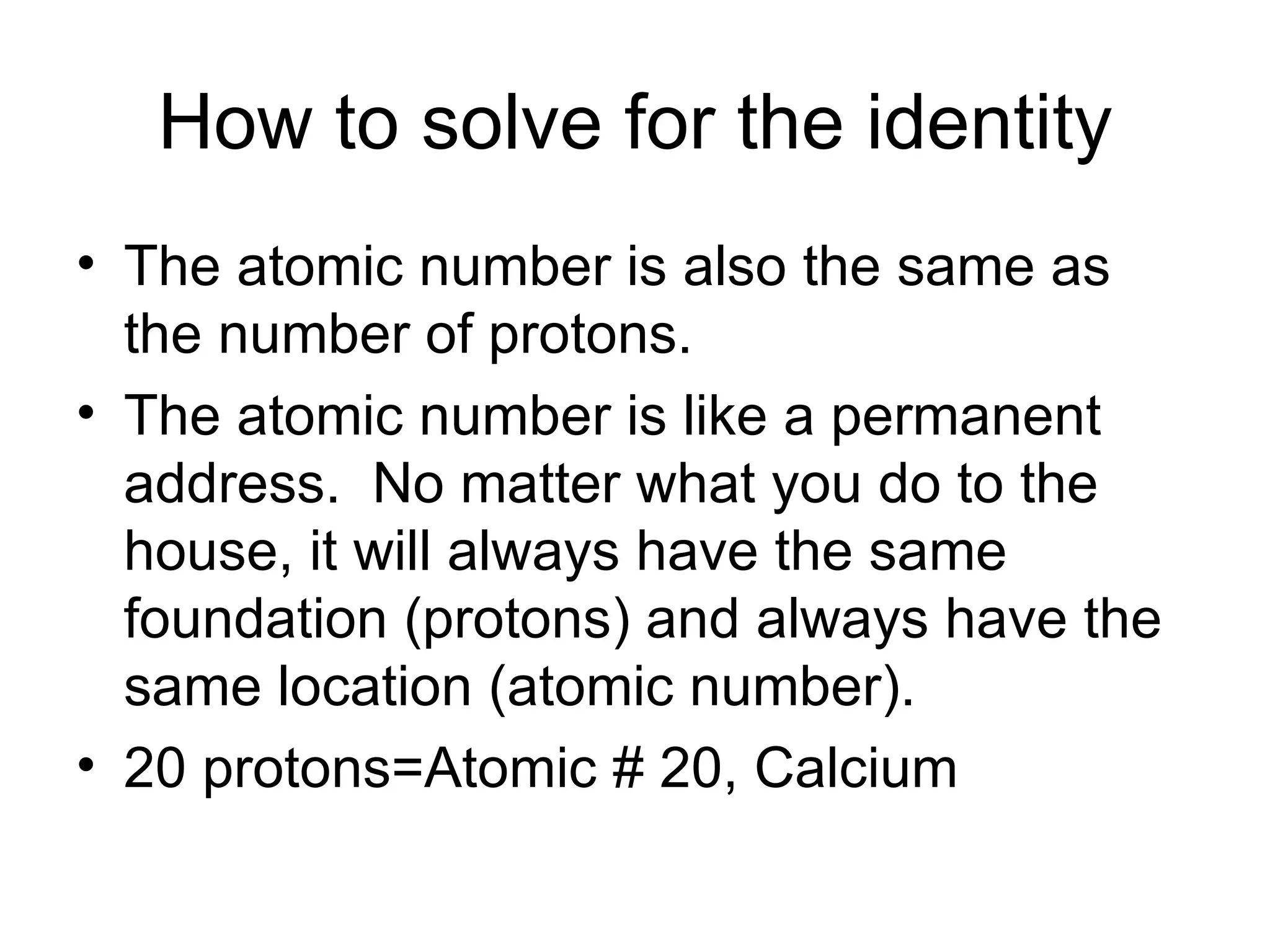 Determining An Isotope | PPT