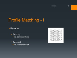 Determining unique user across different social media platforms | PPT