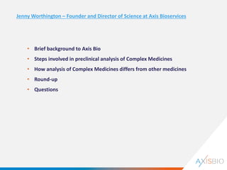 MDC Connects Series 2021 | A Guide to Complex Medicines: Determining ...