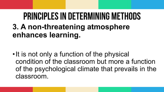 Factors and Principles in Choosing Teaching Method | PDF