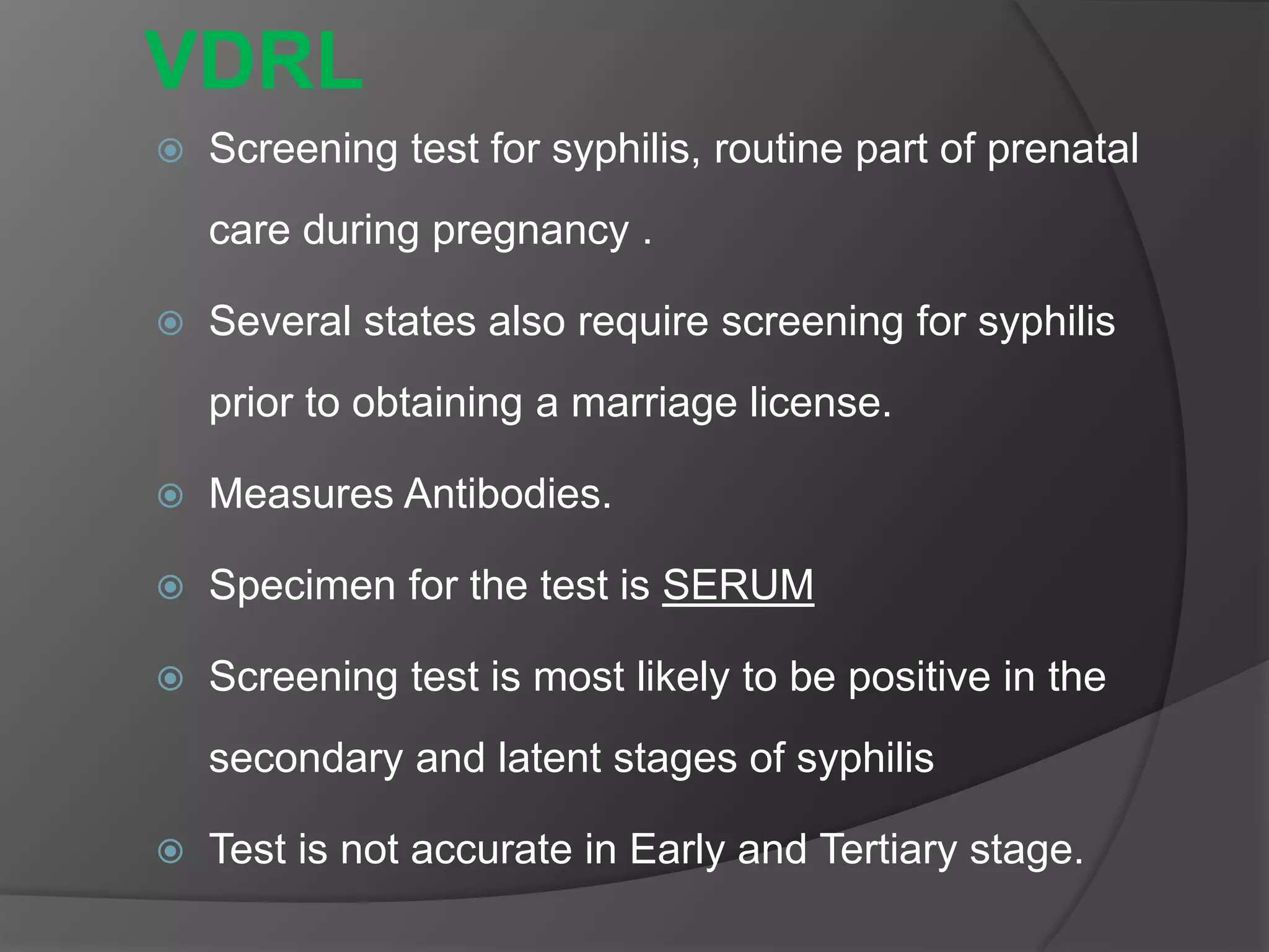 Laboratory Determination of syphilis | PPTX