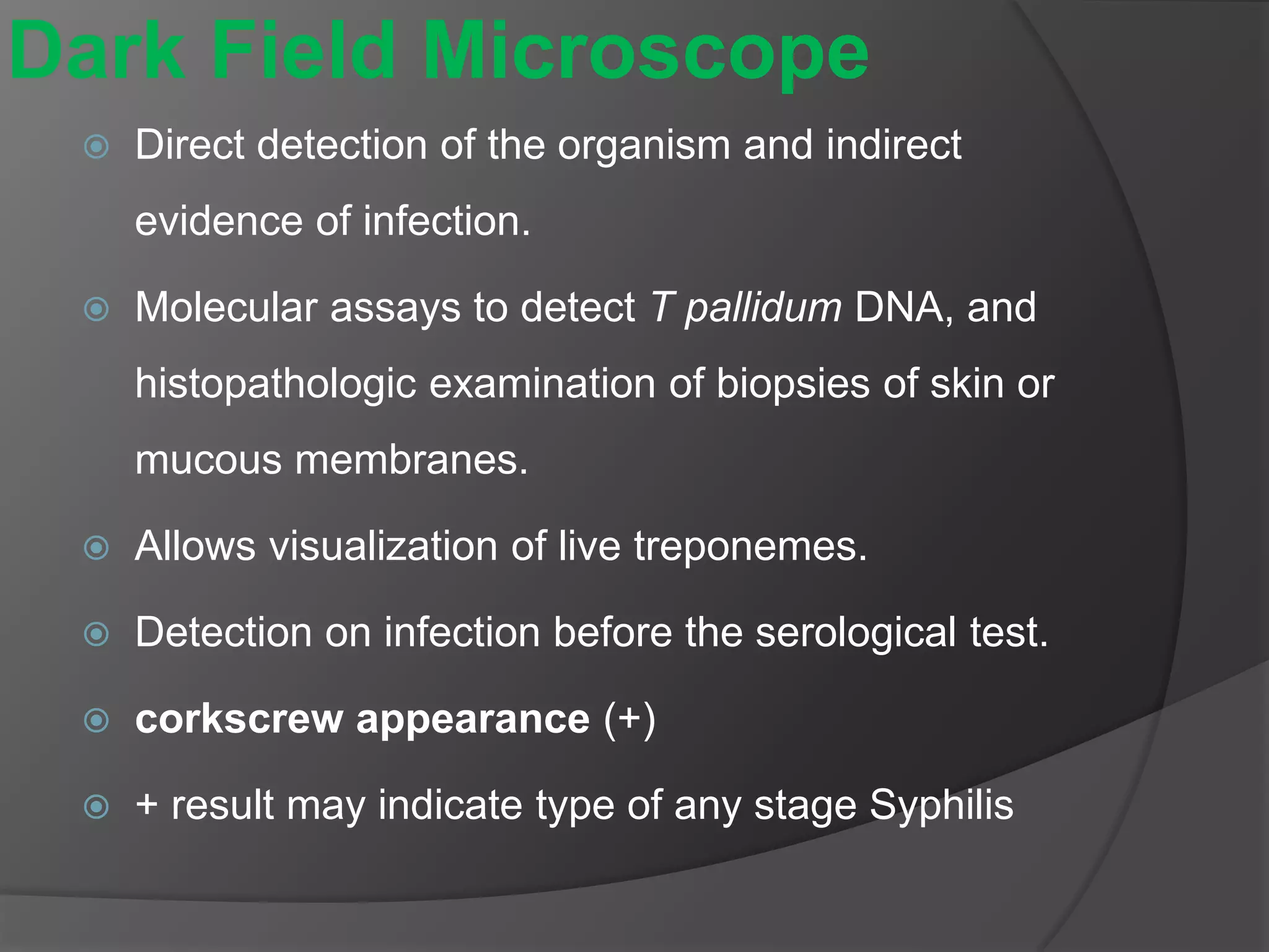 Laboratory Determination of syphilis | PPTX