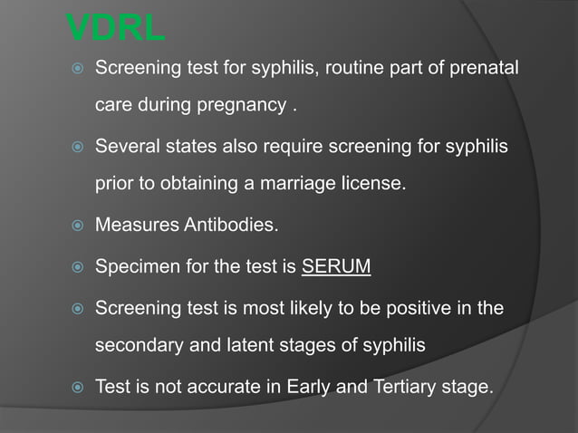 Laboratory Determination of syphilis | PPTX