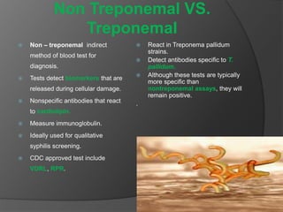 Laboratory Determination of syphilis | PPTX