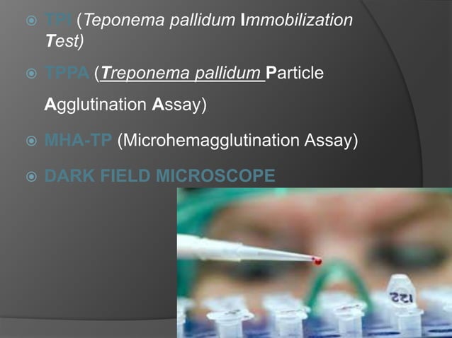 Laboratory Determination of syphilis | PPTX