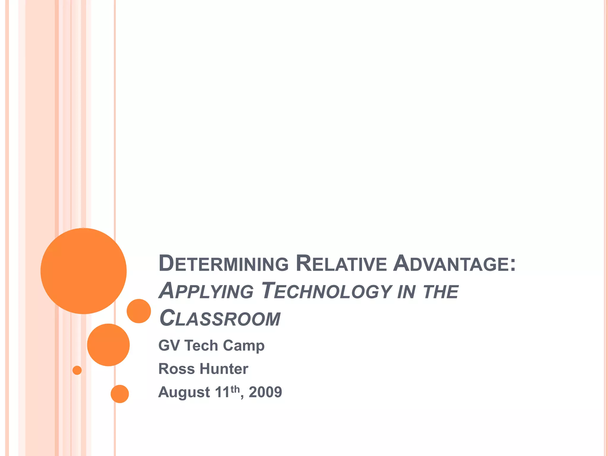 Determining Relative Advantage | PPTX