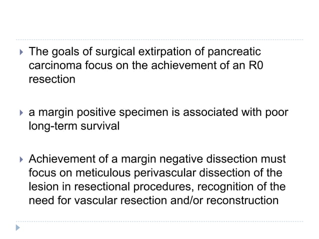Determining resectability in pancreatic cancer | PPTX | Surgery ...