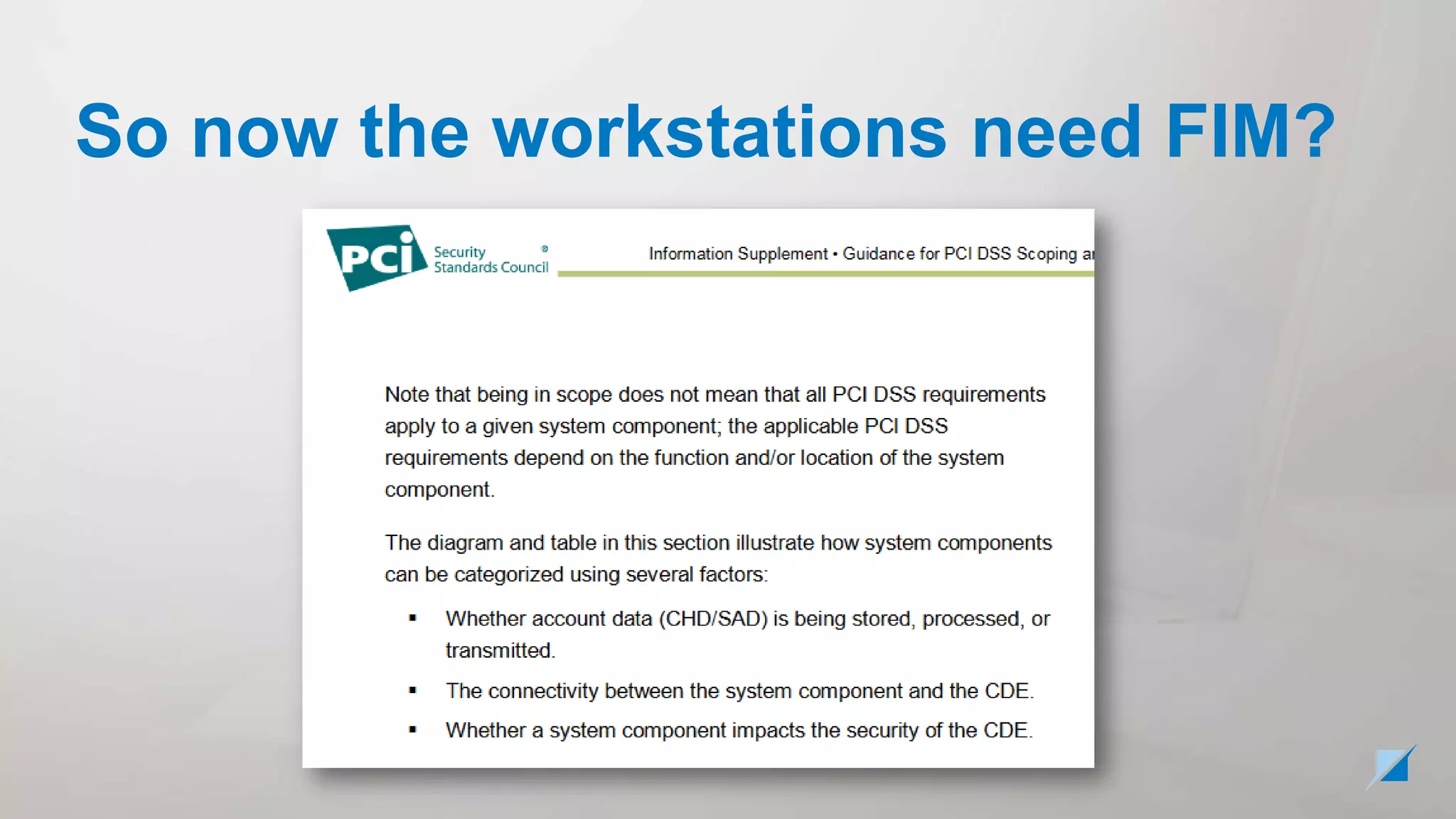 Determining Scope for PCI DSS Compliance | PDF